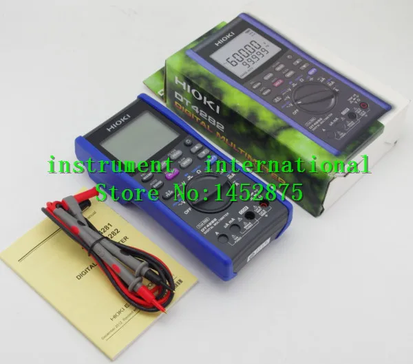 Hioki DT4282 Цифровые мультиметры(DMM) ручные тестеры 60000 Количество ...
