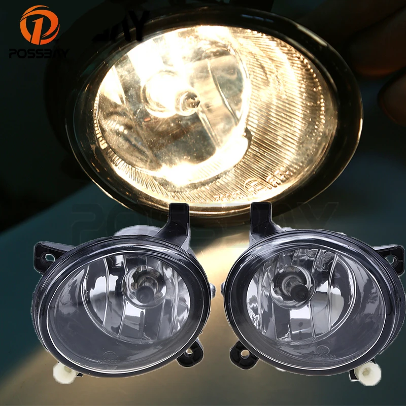 POSSBAY Car Fog Lights for Audi A4 Sedan/Avant 2008 2012 Halogen Front ...