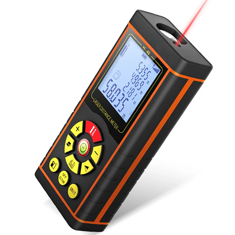 Laser Distance Meter 40M 60M 80M 100M range finder laser tape measure ...