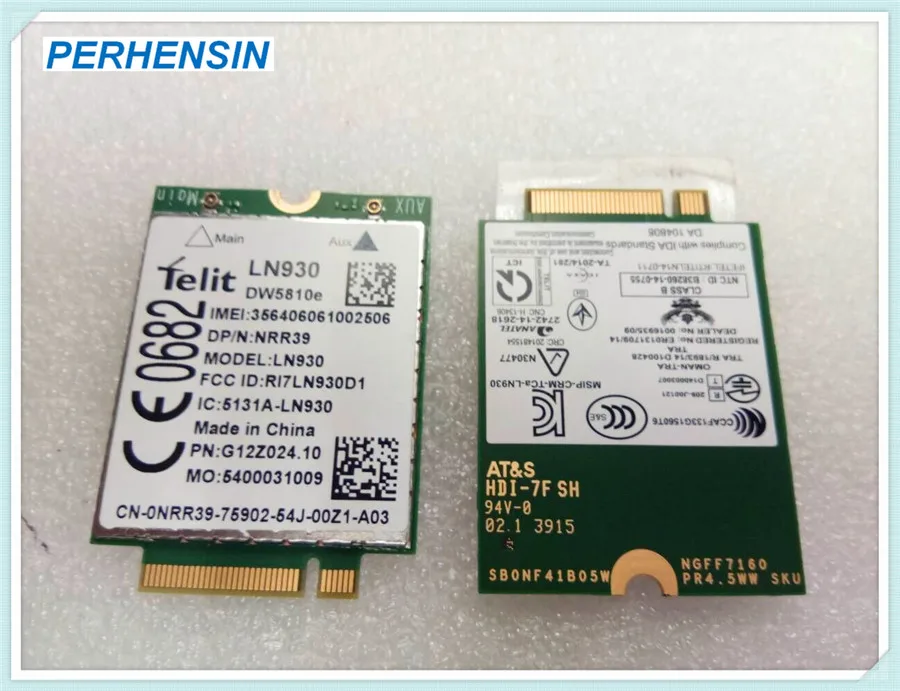 GENUINE ORIGINAL FOR Dell Wireless 5810e DW5810e M.2 Mobile Broadband ...