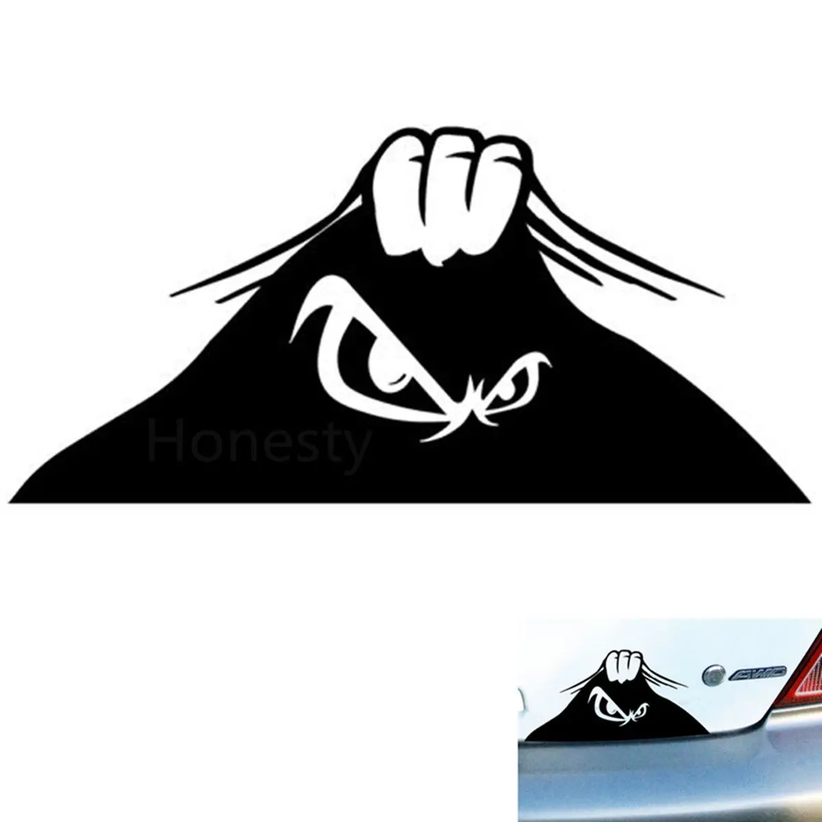 Peekaboo Peeking Evil Eyes Car Wall Home Glass Window Door Car Sticker ...