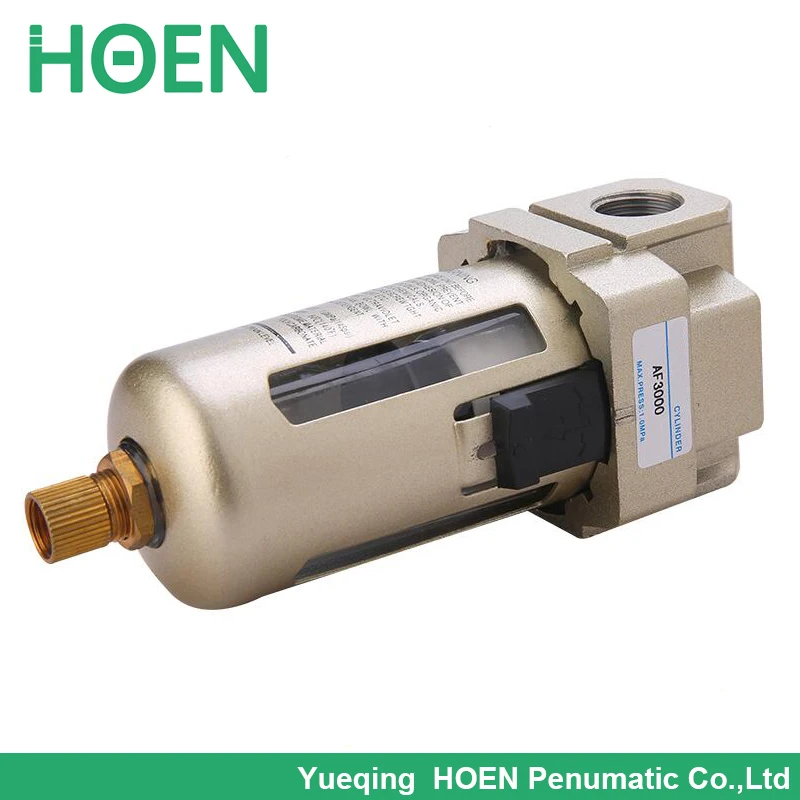 Pneumatic Air Water Filter Af3000-02 1/4 Inch With Copper Cartridge And ...
