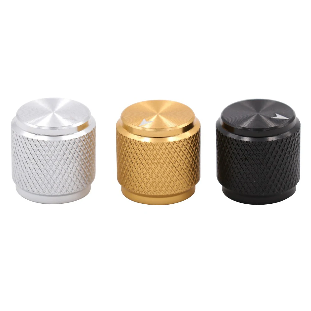 1PC AUDIO KNOB 13x13mm MACHINED ALUMINUM Potentiometer Knob VOLUME ...