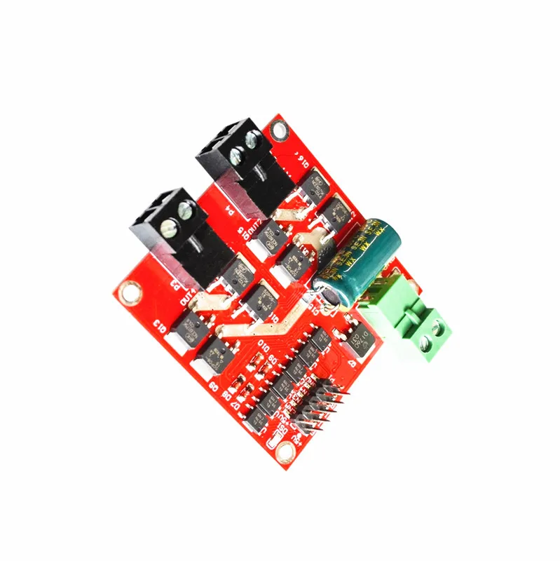 2 Channel CH Dual H bridge DC Motor Driver Module Positive / Negative ...