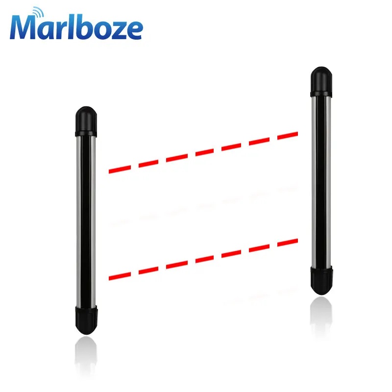 Waterproof Outdoor Infrared Perimeter Fence 2 Beam 5 50 Meter Wireless ...