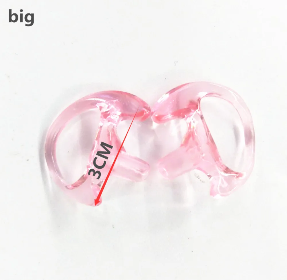 5 PCS pink Middle Silicone Soft Ear Bud for Covert Acoustic Tube ...