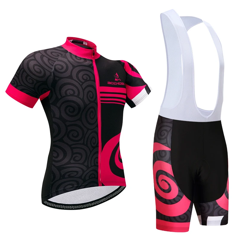 AOZHIDIAN 2018 Cycling Jersey WOMEN Summer Team Short Sleeves Cycling ...