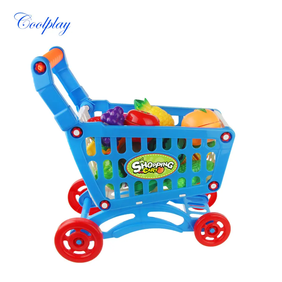 Coolplay Trolley Cutting Fruits & Vegetables Children Play House Toys ...