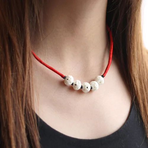 FREE SHIPPING Quality Exuisite Carved Bones Beads Chinese Red Strings ...