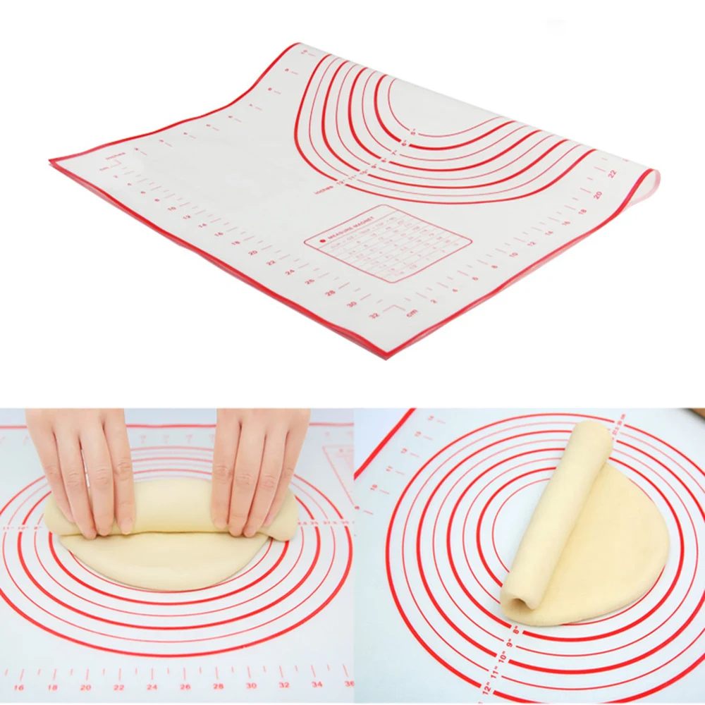 3 размера, антипригарный силиконовый коврик для выпечки, большой коврик ...