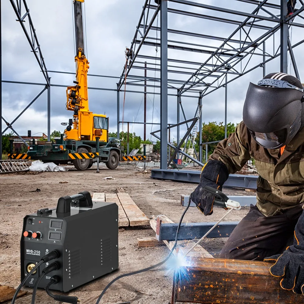 Máquina de soldadura HZXVOGEN, 220V, MIG250 MIG TIG ARC 3 en 1 ...