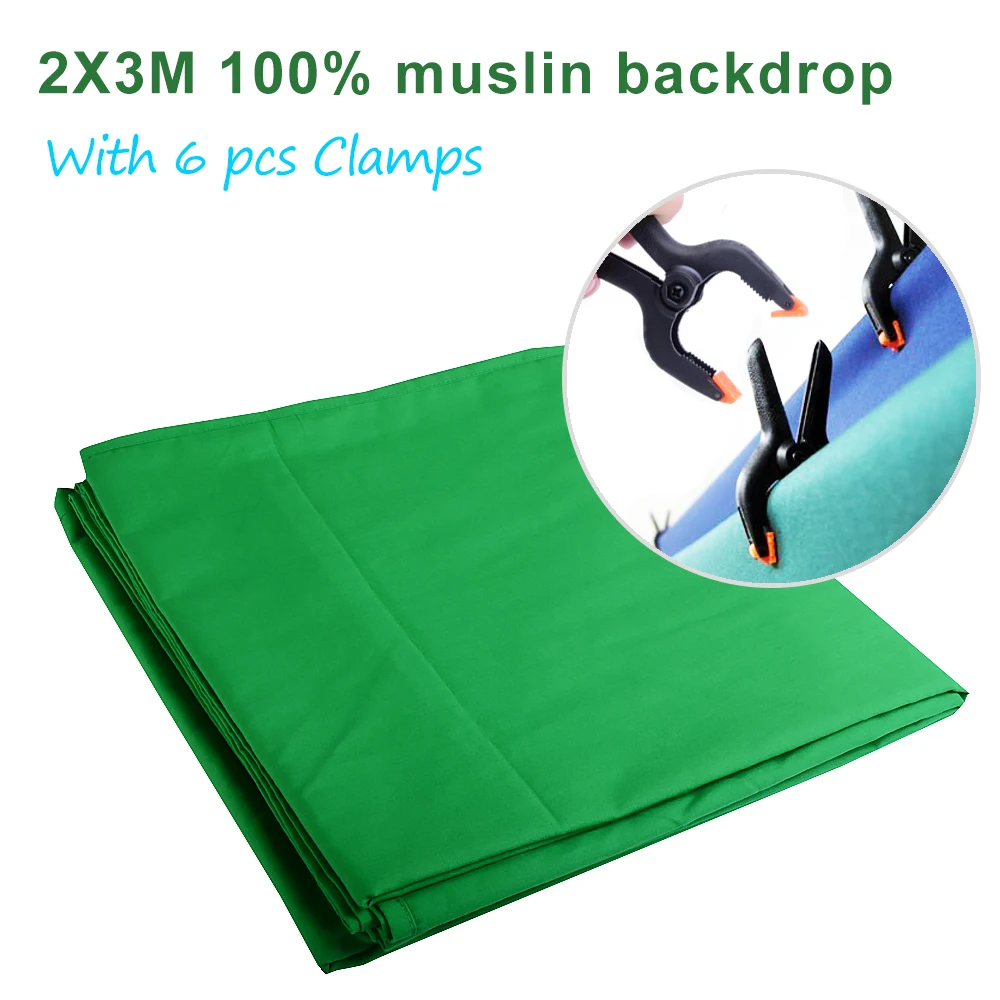 3x2m Photography Backdrop Cotton Muslin Backgrounds For Photo Studio ...