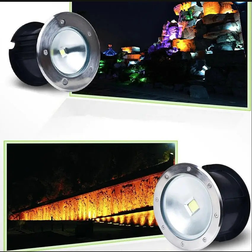 Free Shipping 10W 20W 30W 50W COB LED Underground Light Lamp IP67 ...