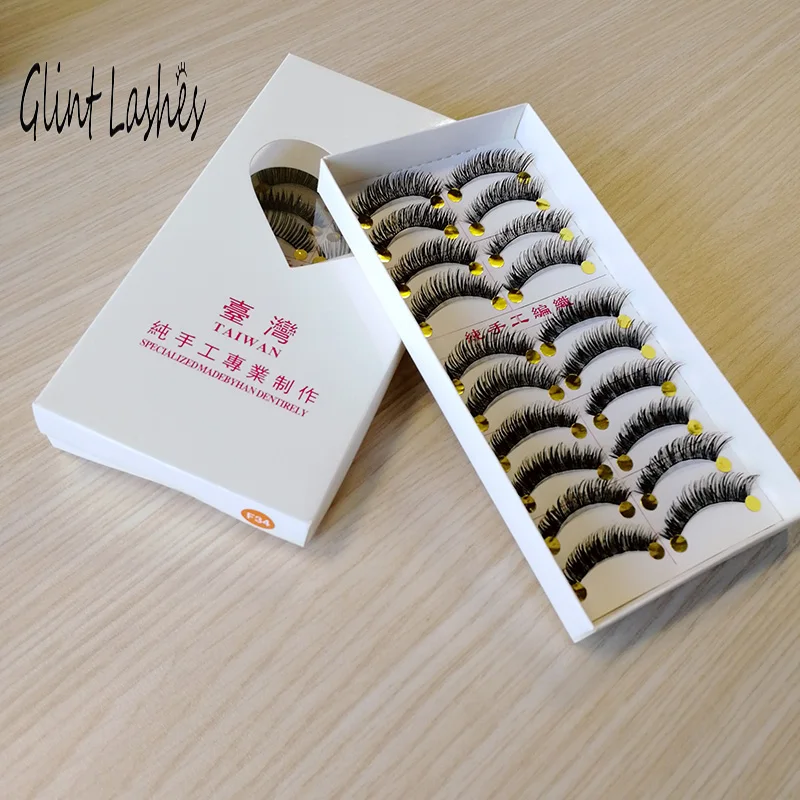 3PCS/LOT HandmadeFalse Eyelashes Extensions Natural Transparent Eye ...