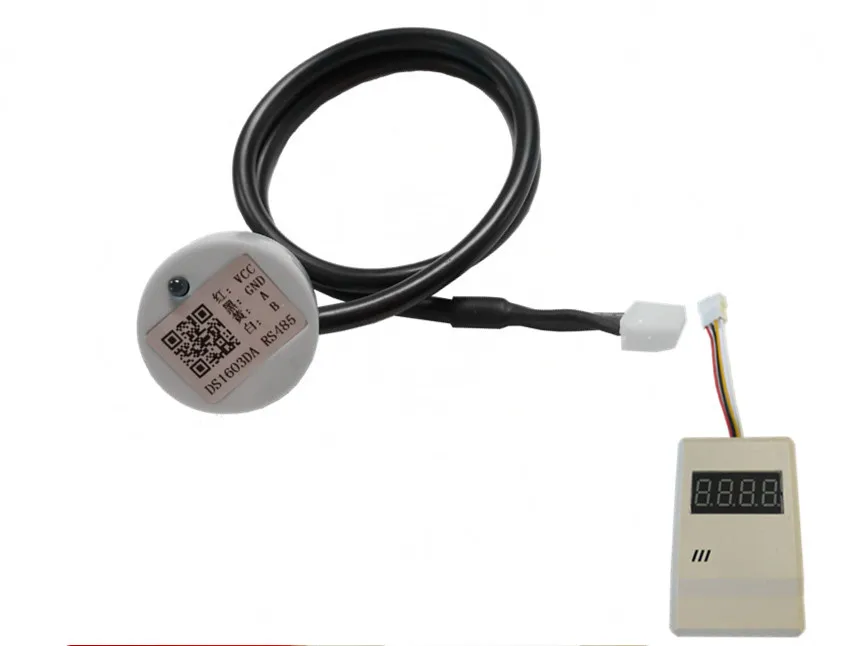 Sensor+display Panel Ultrasonic Liquid Level Sensor For Over Dn32 Water ...