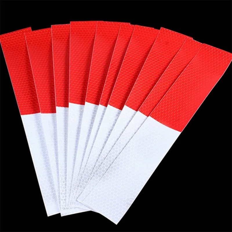 12 Pcs 5CMX30CM truck Vehicle Trailer Reflective Safety Warning ...