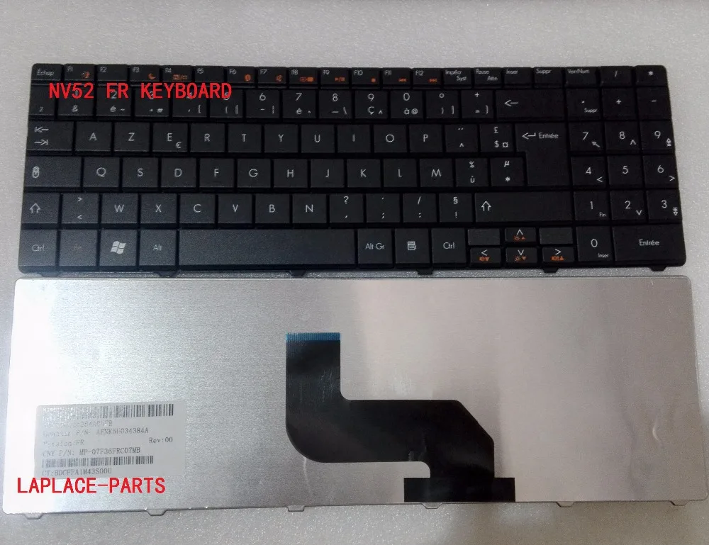 New Genuine French Clavier for Gateway NV52 Packard Bell EasyNote LJ67 ...