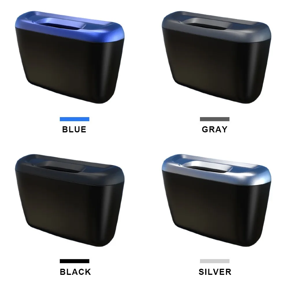 2019Car Trash Bin Mini Vehicle Auto Car Garbage Dust Case Holder Box ...