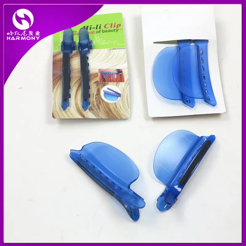 (2pcs/bag) Blue Color Wholesale Plastic Easy Speed Separator Clips Hair ...