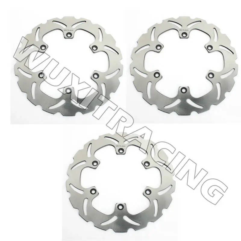 Front + Rear Brake Disc Rotors For YAMAHA RD LC 350 XP T MAX ABS 500 XJ ...