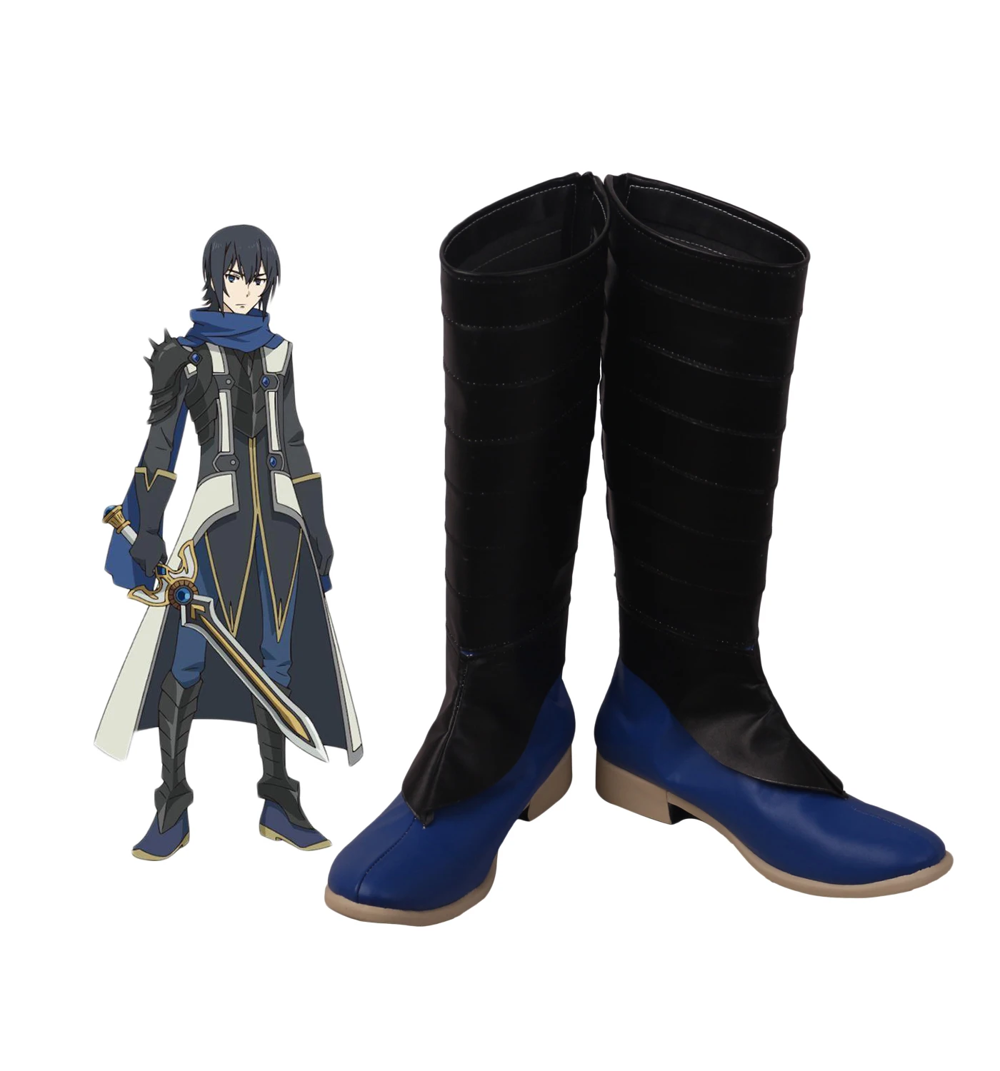 Anime The Rising of the Shield Sword Hero Ren Amaki Cosplay Boots Shoes ...