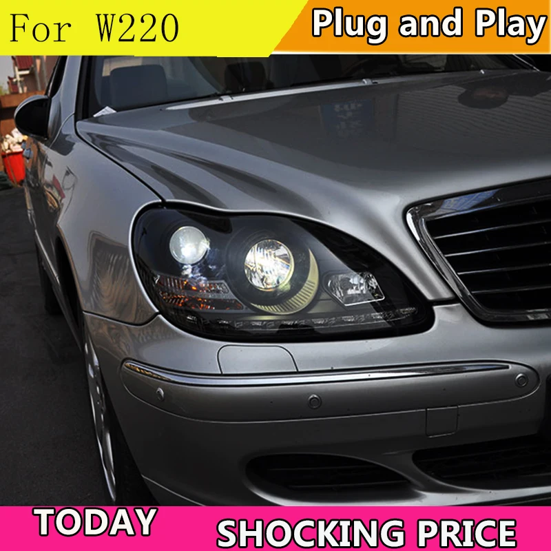 doxa Car Styling LED Head Lamp For Mercedes-Benz GLK W208 C63 C200 C230 ...