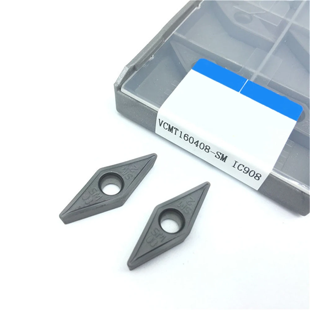 VCMT160408 SM IC908 Internal Turning Tool carbide inserts for cnc VCMT ...