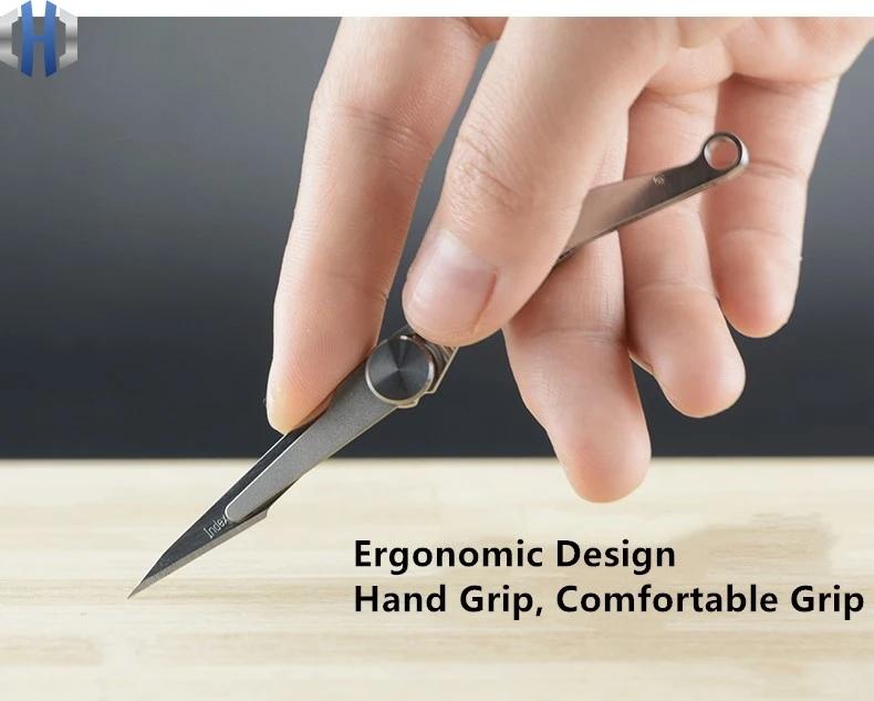Mini Folding Scalpel Knife - Titanium Body with Replaceable Surgical ...