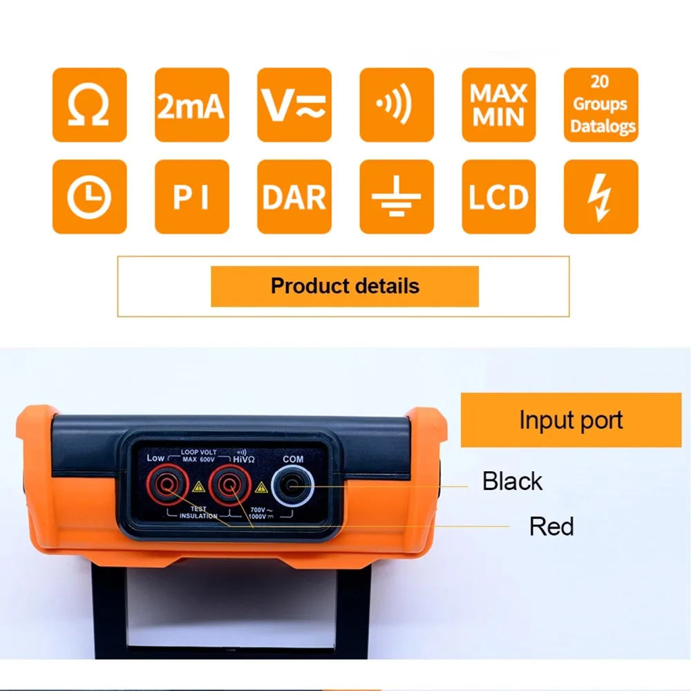 NEW Analog and Digital Insulation Resistance Tester megger meter ...