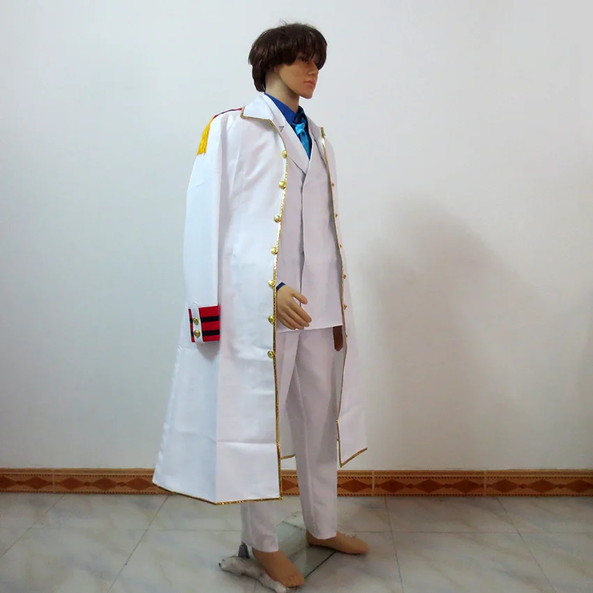 One Piece Monkey D. Garp Navy Justice Cloak suit Cosplay Costume | One ...