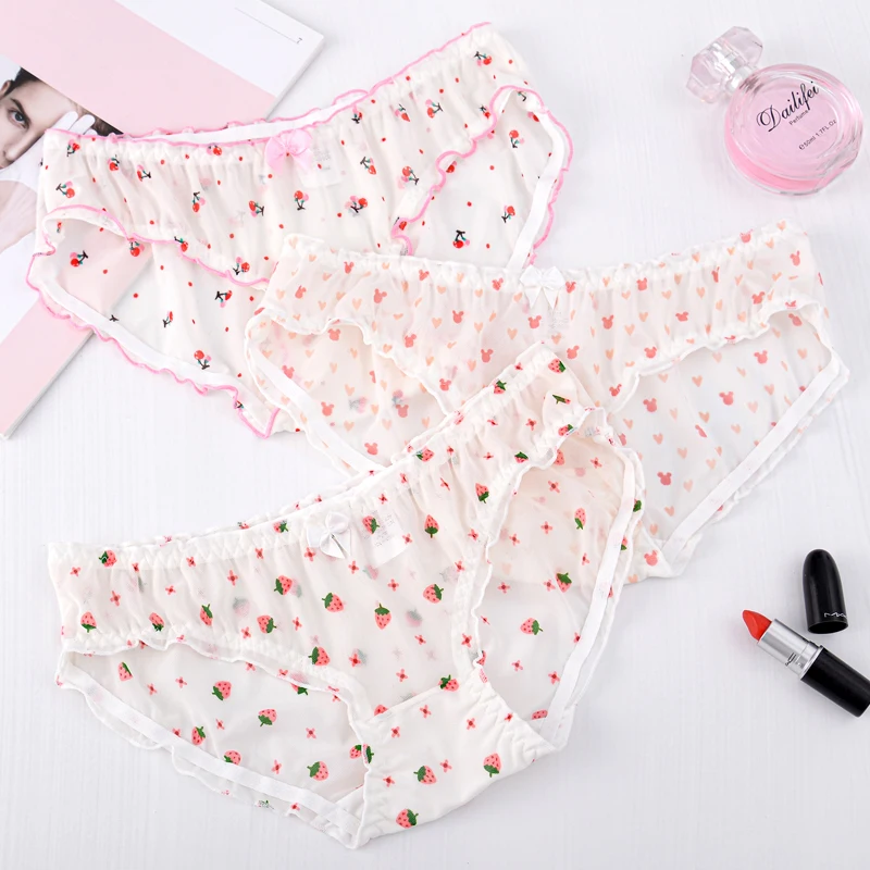 Ropa interior de encaje para niña, ropa interior de verano con ...