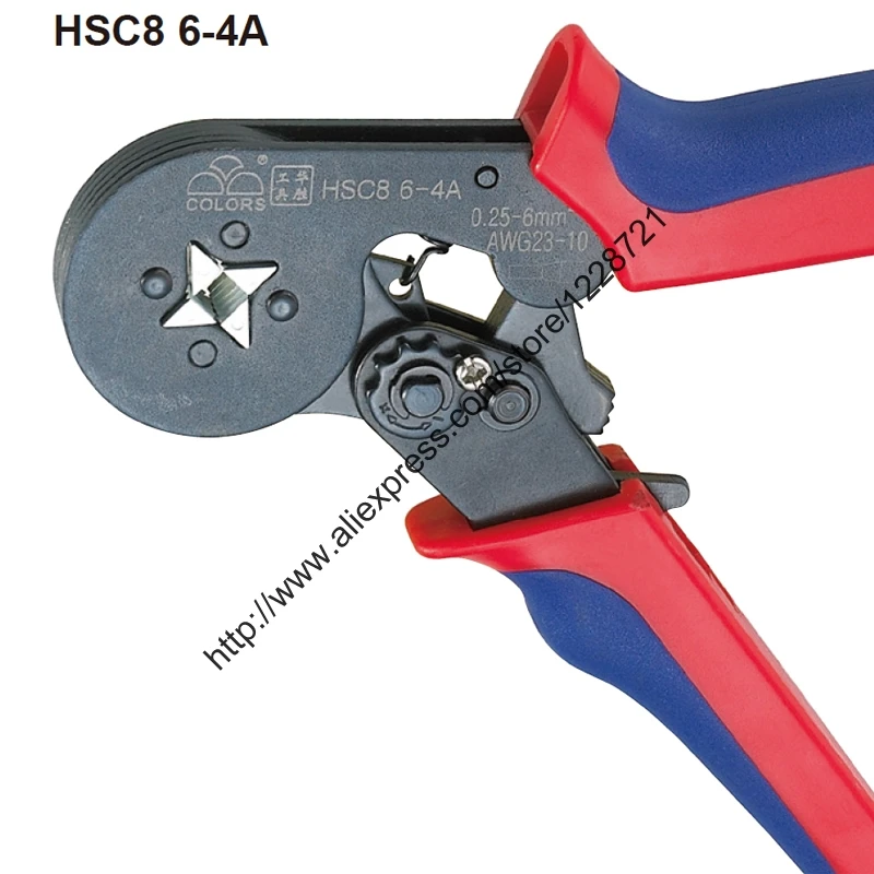 hsc8 6 4A ferrule crimping hand tool pliers HSC8 6 4A MINI TYPE SELF ...
