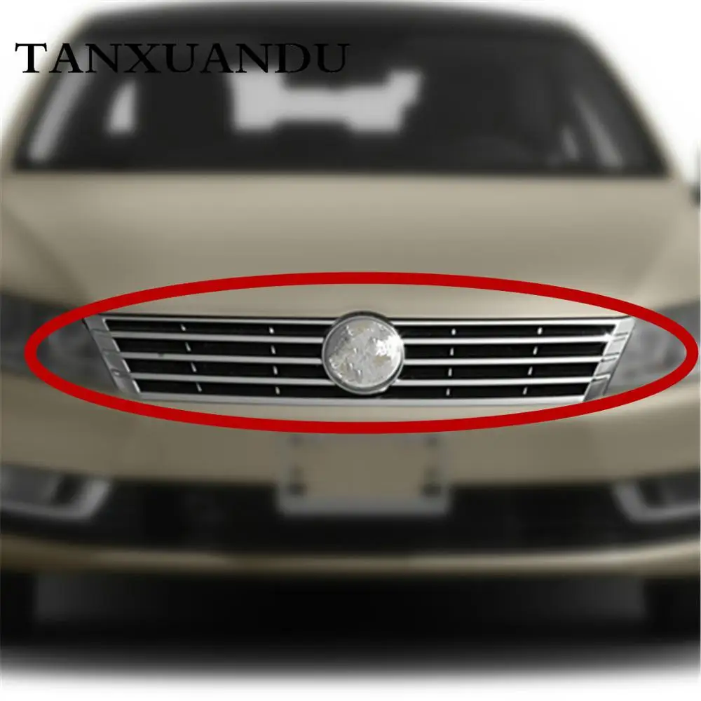 Chrome Front Bumper Radiator Center Upper Grill Grille Fit For Vw Cc ...