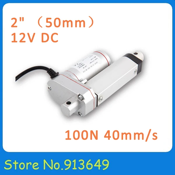 Multi função 50mm/2 polegadas Avc Atuador Linea; 100N/10KGS Força/12 ...