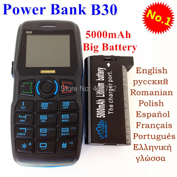 D'origine ADMET B30 Puissance Banque Mobile Téléphone Longue Attente ...