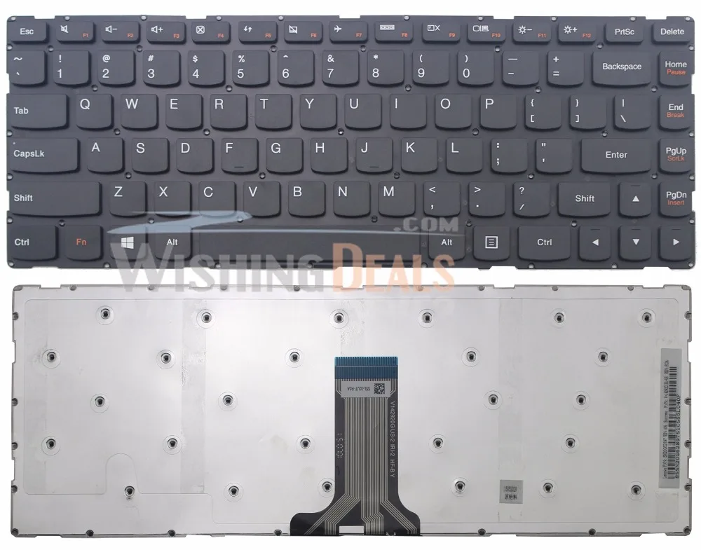 New For Lenovo S41 35 S41 70 S41 75 U41 70 US Layout Keyboard Black Color|keyboard black|us ...