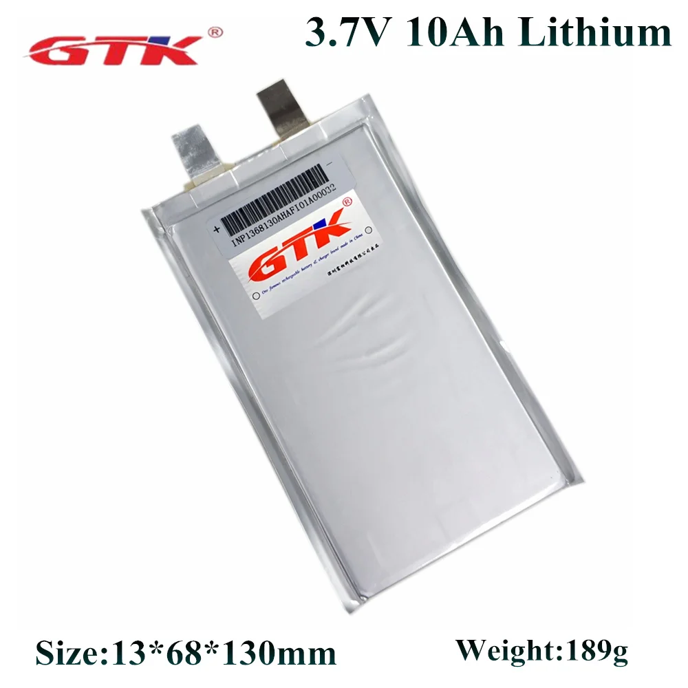 3pcs 3.7v 10Ah Lithium 10000mAh 3.7v 10ah cell polymer light weight ...