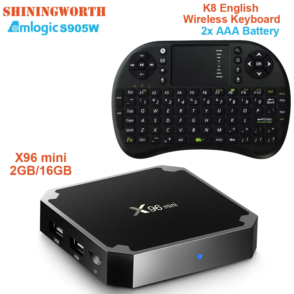 X96 mini IPTV France Arabic TV Receiver Android 7.1 2GB 16GB Media ...