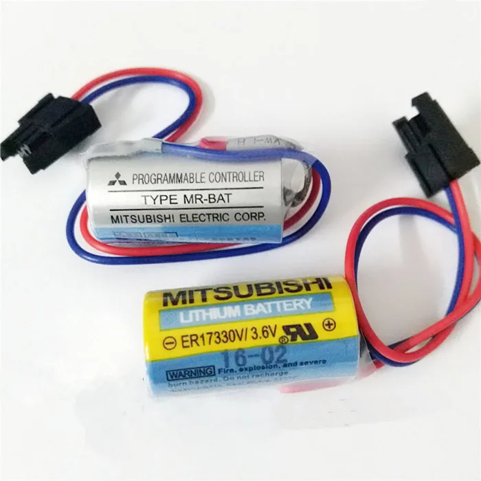 6pack New Original For Mitsubishi ER17330V MR BAT CNC 3.6V 1700mah PLC Lithium Battery Batteries ...