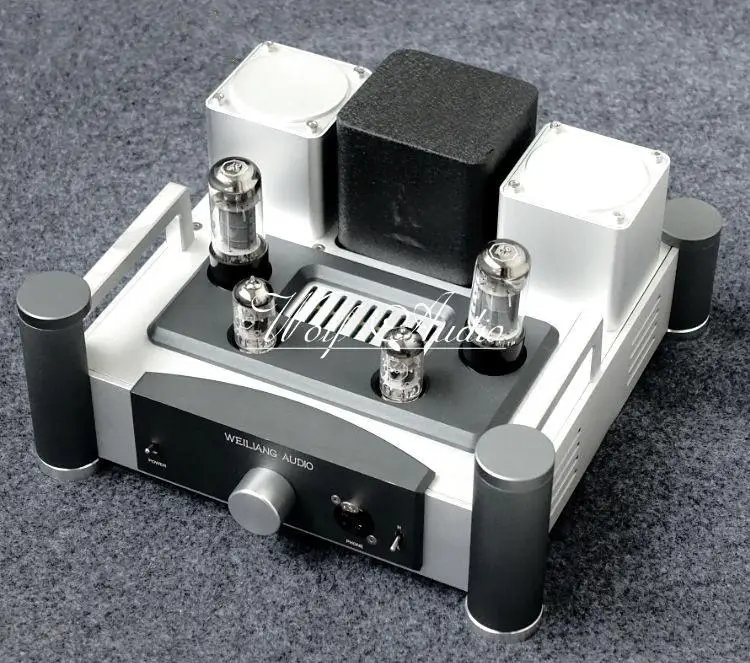 Class A Singl ended HiFi Stereo Amp 12AX7+6P6P Vacuum Tube Headphone ...
