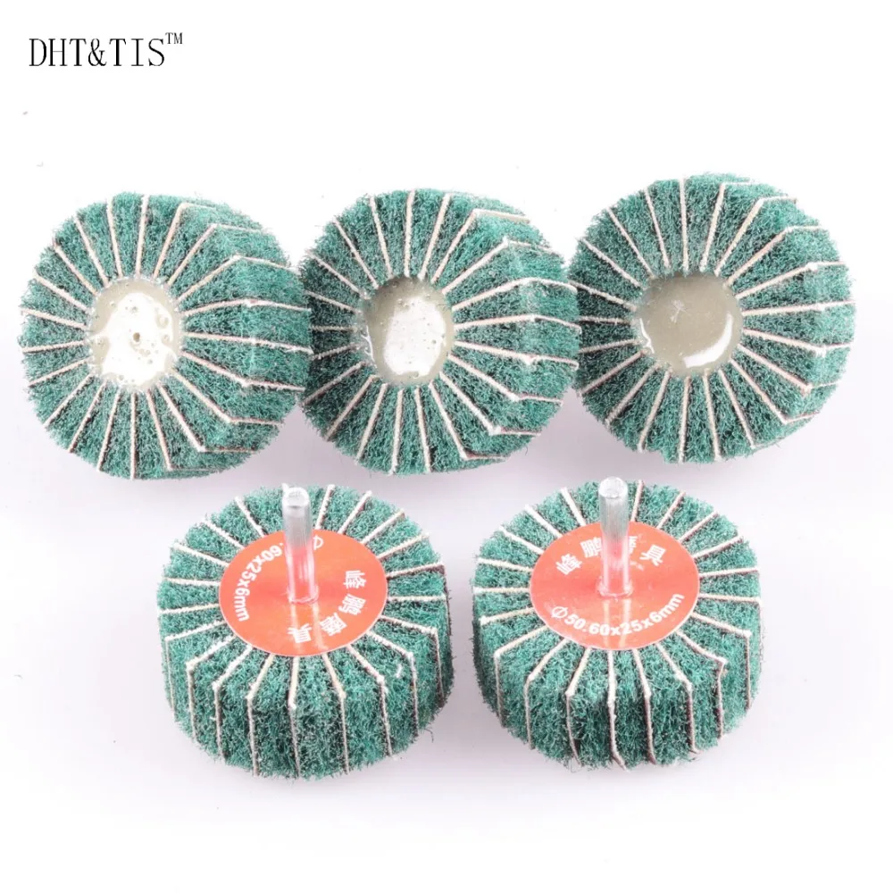 DHT&TIS 5pieces OD60 Coarse Mounted Combi Interleaf Non woven Flap ...