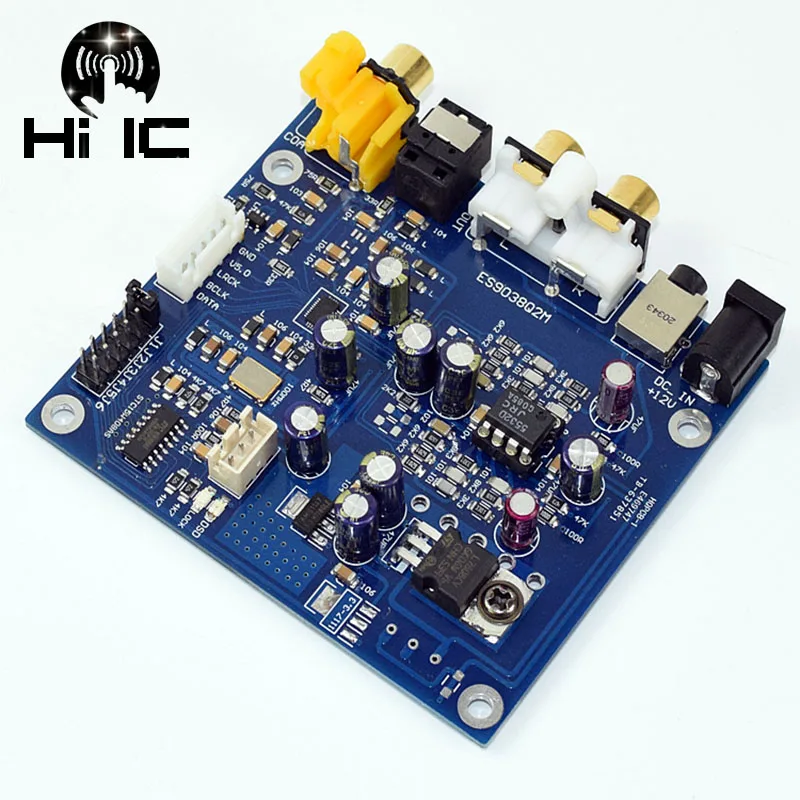 Buy ES9038Q2M ES9038 Q2M I2S DSD Optical Coaxial Input Decoder DAC Headphone Output HiFi Audio ...