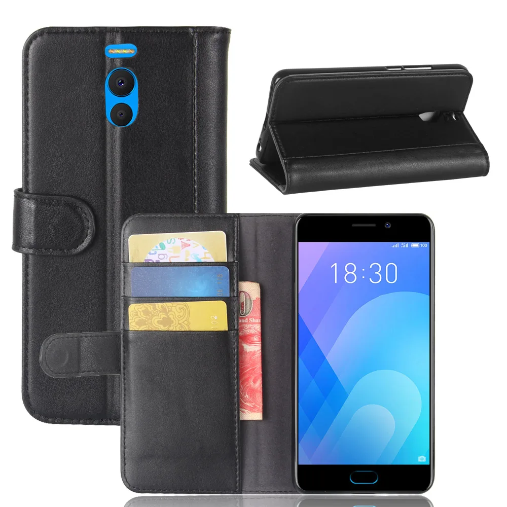 CYBORIS-for-Meizu-Note6-Charm-blue-note-6-case-Genuine-Real-Cow-Leather ...