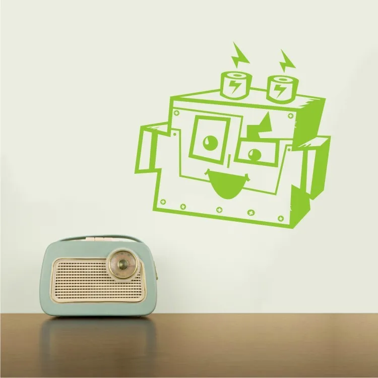 Animation-Cartoon-Characters-Wall-Decals-Radio-Sticker-Decal-Vinyl-Wall ...