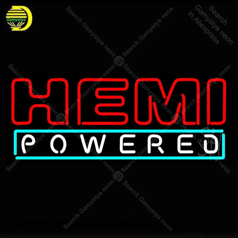 Wall Hangings Home & Living Neon Hemi Powered Logo Sign etna.com.pe