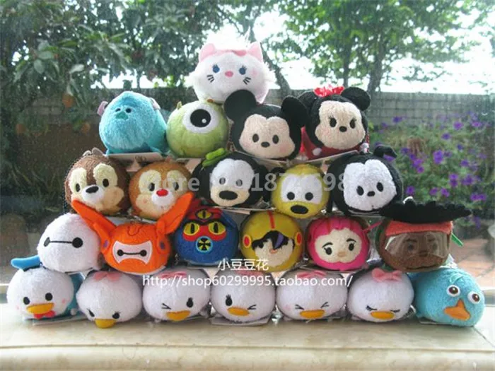Tsum Tsum Mini Plush Mickey Minnie Dumbo Peter Pan Piglet Lion King ...