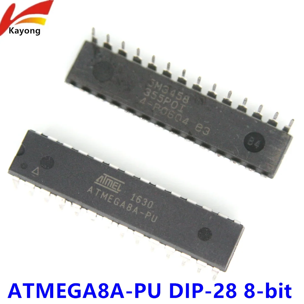 Atmega8a Pu Atmega8a Atmega8l Atmega8l Pu Dip 28 8 Bit With 8k Bytes In System Programmable