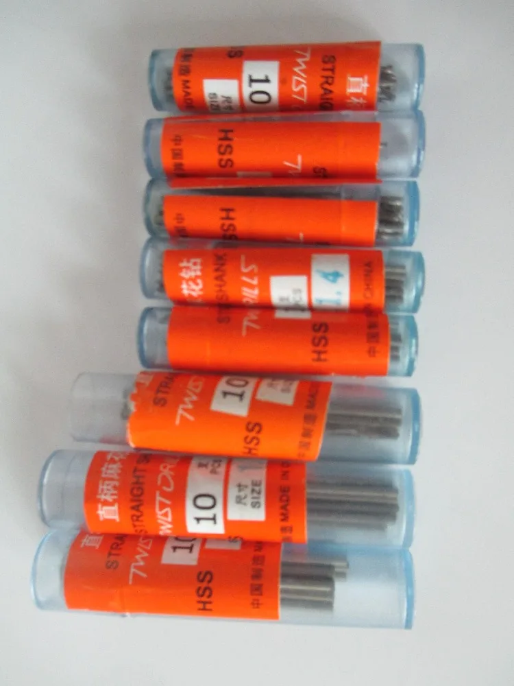 80pcs 1mm 1.2mm 1.3mm 1.4mm 1.5mm 1.7mm 1.8mm 1.9mm HSS Straight Shank ...
