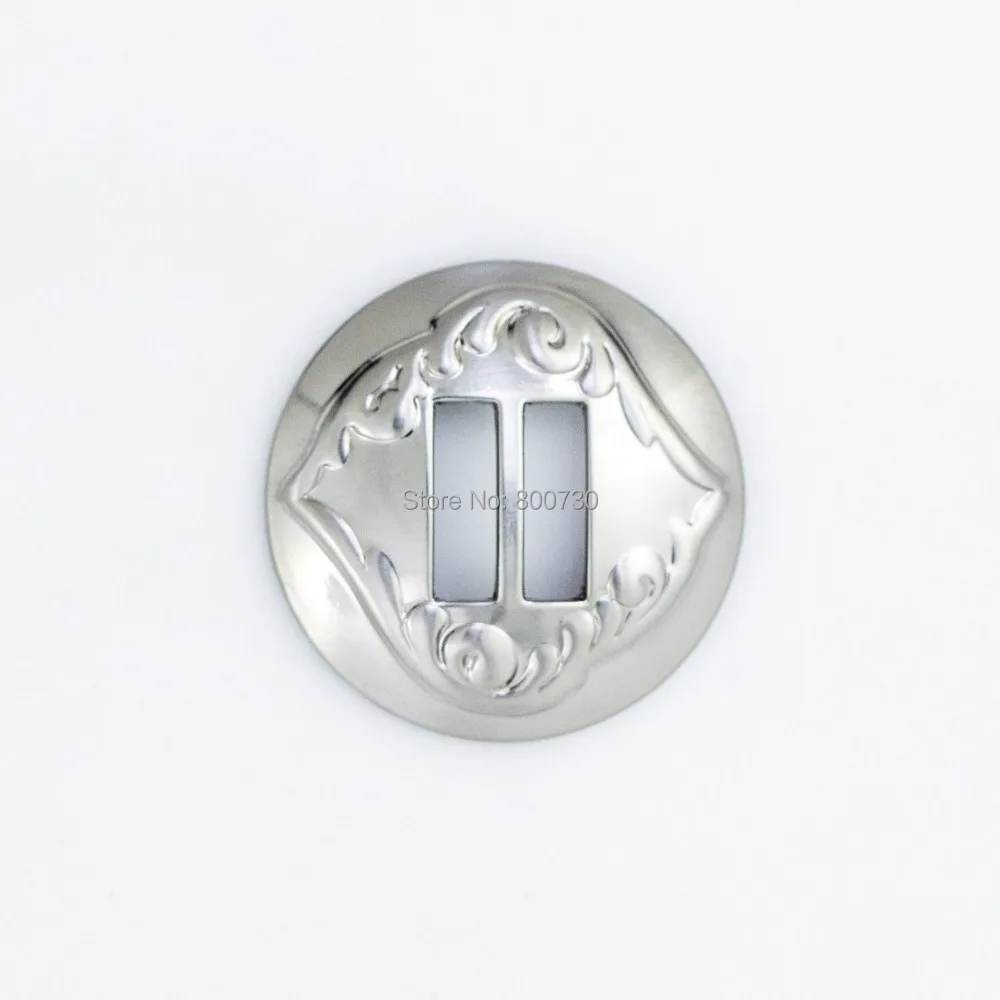 (KBS03) 50pc 1 1/4'' Western Slotted Concho Leathercraft Saddlery ...