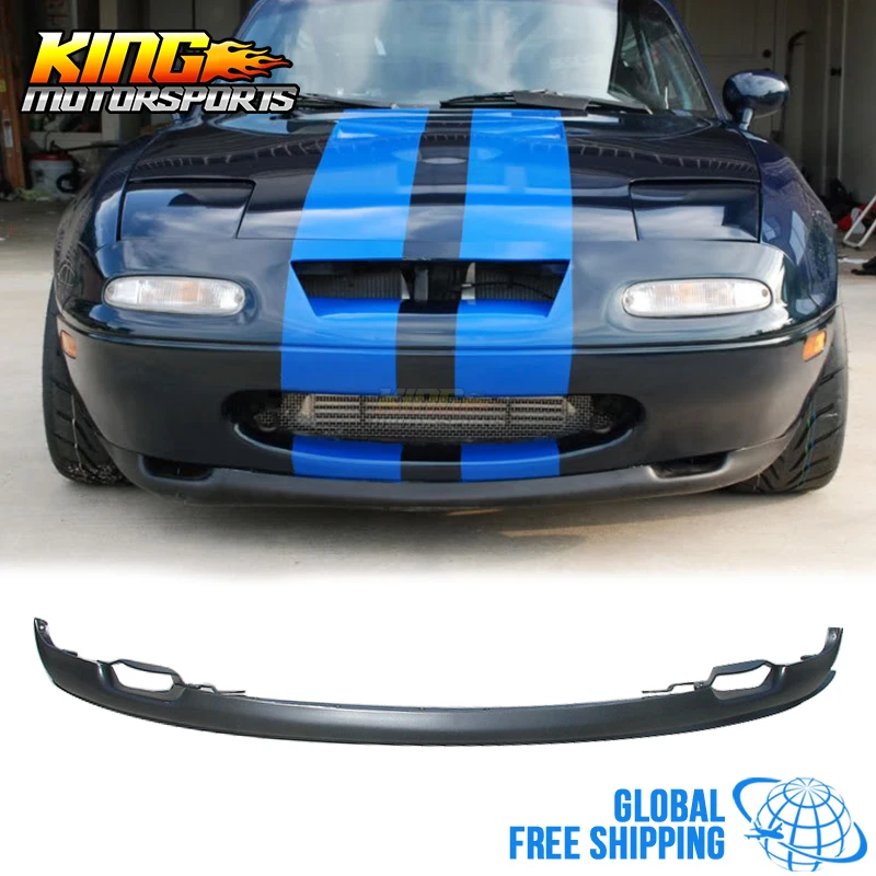 FOR 90 97 Mazda Miata MX5 OE Factory Front Lip Bumper Spoiler Urethane ...